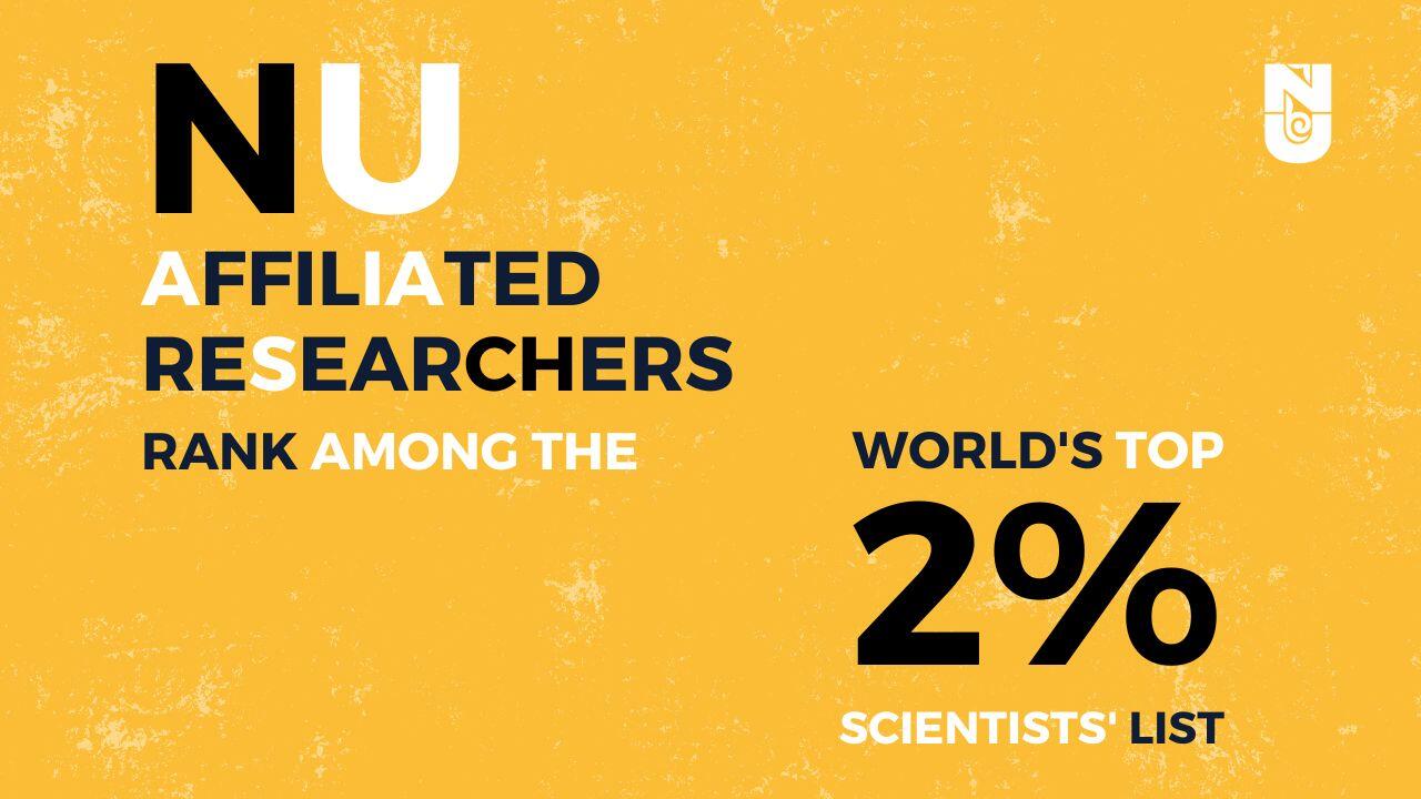 NU scientists among the top 2% of the world's best scientists - nu.edu.kz
